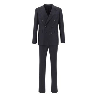 Tagliatore Ensemble 0205 - Homme - Costumes - Bleu - Taille: XL