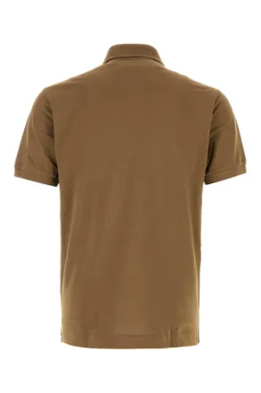 Lacoste Mens Biscuit Piquet Polo Shirt Cookie Exterior: Cotton T-shirts And Polos