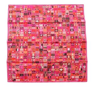 Herm&egrave;s Pre-owned En Voyage Scarf - Femme - Pre-owned - Rose - Taille: ONE Size