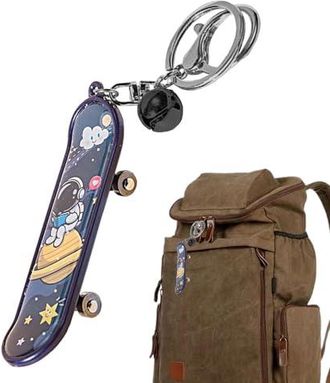 Generic Porte-cl&eacute;s skateboard - Astronaute Astronaute Mini Skateboard Keychain Keychain Keychain Porte-cl&eacute;s Skateboard Mini Skateboard Finger Skateboard Porte