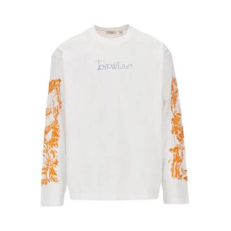 Off-white City Nature Baumwoll-Langarmshirt - - Tops - Herren - Wei&szlig; - L