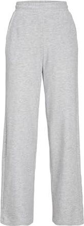 Jack & Jones Jack & Jones Jxalfa Reg Wide Hw Every Pants SWT Sn Pantalon, Gris Clair chiné, XS Femmes