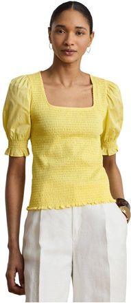 Lauren Ralph Lauren Damen Shirt mit R&uuml;schen