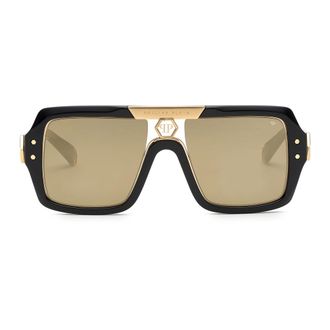 Philipp Plein unisex, Accessoires, Noir, Taille: ONE Size Lunettes de soleil Square