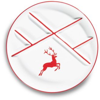 Gmundner Keramik Rubinroter Hirsch, Fondueteller - Gmundner Keramik