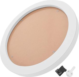 Valiclud Runder Stickrahmen Weiß Stabiler Holzrahmen Für Wandhängende Kreuzstichbilder Dekorativer Bilderrahmen Zum Einrahmen Und Präsentieren Von Handarbeiten