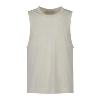 Ami Klassisches Tanktop mit Ami de Coeur-Patch - - Tops - Herren - Wei&szlig; - S