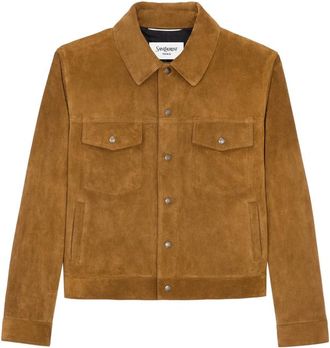 Saint Laurent Buttoned Calfskin Jacket
