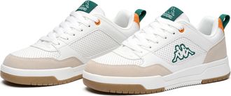 Kappa Herren Logo Manis Athletic Shoes, White-ORANGE, 42 EU