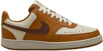 Nike Femme, Chaussures, Brun, Taille: 38 1/2 EU Baskets &agrave; bout rond avec empeigne synth&eacute;tique et en tissu