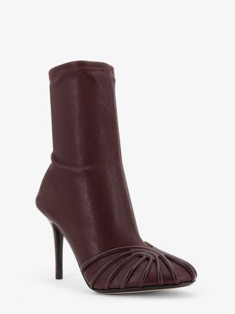 Alev&igrave; Womens Boots Karen Leather Red