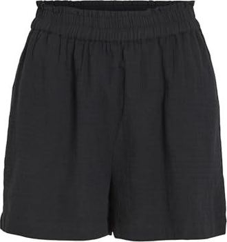 Vila Vila Short Nia Hw Noos, Black Beauty, 38 Femme