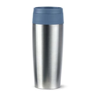 Emsa Emsa Travel Mug Eco N2024100 Gobelet isotherme, 0,36 l, bouchon &agrave; vis Comfort Quick-Press, design &eacute;cologique, 100% &eacute;tanche, garde les boissons au chau