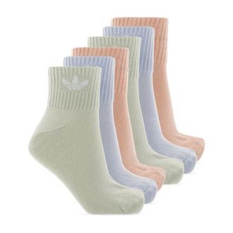 adidas Chaussettes mi-mollet lot de 6 - Femme - Sous-v&ecirc;tements - Multicolore - Taille: M