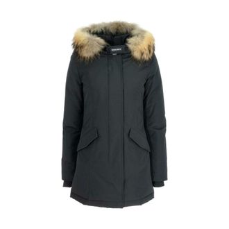 Woolrich Femme, Manteaux, Noir, Taille: 44 FR Arctic Parka avec Bordure en Fourrure Amovible