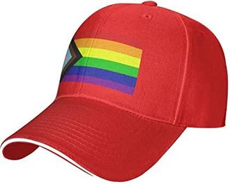 Generic Casquette Trucker Drapeau Rainbow LGBT Unisexe Casquette De Baseball L&eacute;ger Chapeau Soleil pour Festivals Sports Entra&icirc;nements