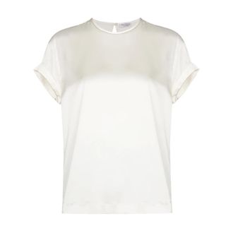 Brunello Cucinelli Damen, Blusen & Hemden, Wei&szlig;, SGr&ouml;&szlig;e