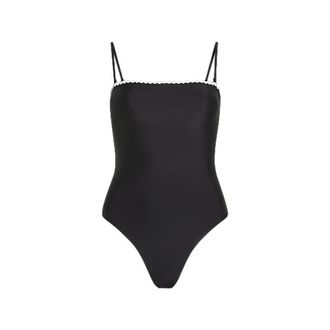 Karl Lagerfeld Maillot de bain 1 pi&egrave;ce festonn&eacute;e
