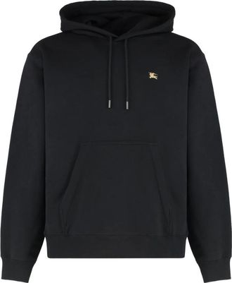 Burberry Homme, Sweatshirts et sweats &agrave; capuche, Noir, Taille: S Sweat &agrave; capuche Logo Estamp&eacute;