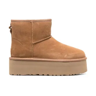 UGG W Classic Mini Platform - Femme - Chaussures - Brun - Taille: 40 EU