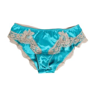 Dolce & Gabbana Femme, Sous-v&ecirc;tements, Bleu, Taille: 38 FR Bottoms