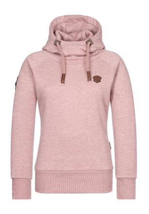 Naketano Mandy Spezial Women Hoody Kapuzenpullover (DE/NL/SE/PL, Alphanumerisch, L, Regular, Regular, Schmutz Pink Melange)