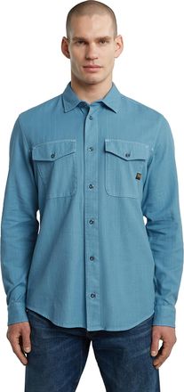 G-Star Herren Marine Slim Hemd, Blau (Niagara gd D24963-D454-H055), XXL
