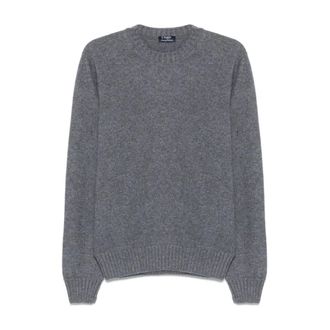 Barba Girocollo Luxus-Strickware - - Knitwear - Herren - Grau - L