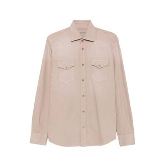 Sartorio Napoli Sh445923 007 Hemd - - Shirts - Herren - Beige - M