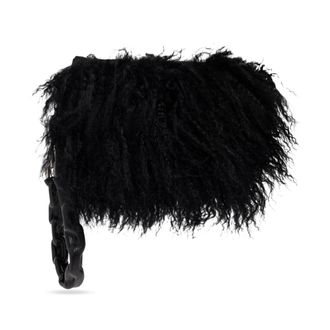 Dolce & Gabbana Pelz Clutch - - Bags - Damen - Schwarzk - ONE SIZE
