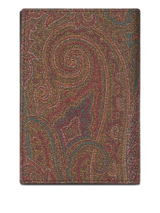 Etro Paisley Jacquard Wallet - Brown