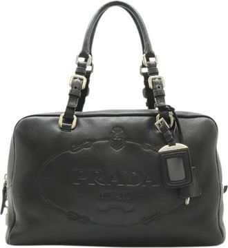 Prada Pre-owned Vitello Daino 2way Bag - Femme - Pre-owned - Noir - Taille: ONE Size