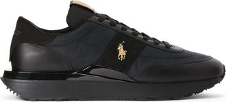 Ralph Lauren Runner-Sneaker aus Mesh-Glattleder-Mix in