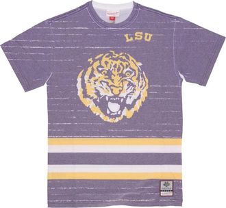 Mitchell & Ness LSU Tigers Basketball Celebration Tee - - Tops - Herren - Mehrfarbig - XL