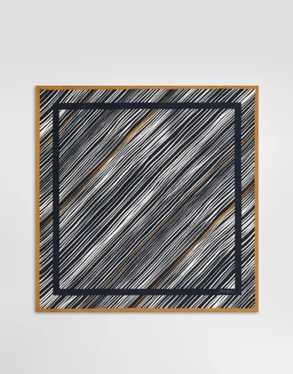 Dolce & Gabbana Foulard 70 X 70 Aus Seidentwill Mit Streifenprint - Mann Schals Und T&uuml;cher Pz