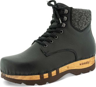 Woody Herren Moritz Clog Boots, Cervo Nero, 45 EU