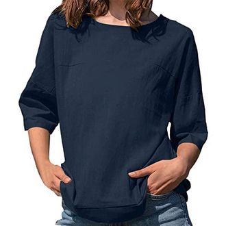 Janly T-shirt blanc pour femme T-shirt col en V pour femme Design ethnique occidental avec manches courtes pour un look d&eacute;contract&eacute; d&eacute;contract&eacute; T-shirts gra
