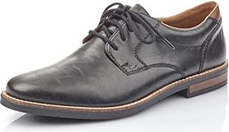 Rieker Chaussures daffaires pour homme | Chaussures &agrave; lacets pour homme, Noir 00., 44 EU