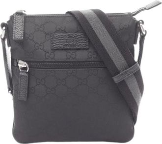Gucci unisex, Pre-owned, Noir, Taille: ONE Size Sac &agrave; bandouli&egrave;re vintage Pre-owned