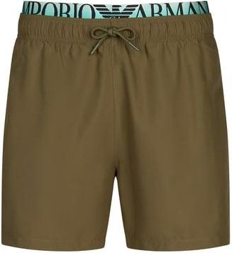 Armani Short de bain avec ceinture logotyp&eacute;e