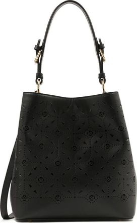 Kazar Femme, Sacs, Noir, Taille: ONE Size Sac &agrave; main noir avec d&eacute;coration ajour&eacute;e