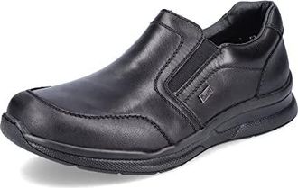 Rieker Homme Chaussures Basses 14850, Monsieur Mocassin,Chaussons,Semelle int&eacute;rieure Amovible,Hydrofuge,riekerTEX,Noir (Schwarz / 00),43 EU / 9 UK