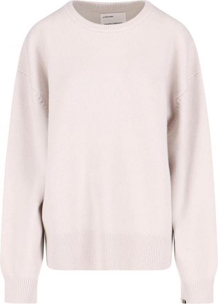 Extreme Cashmere Pull Col Rond - Blanc