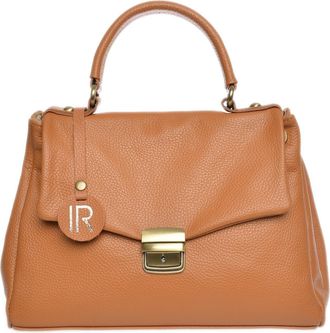 Isabella Rhea Braun Rindsledertasche