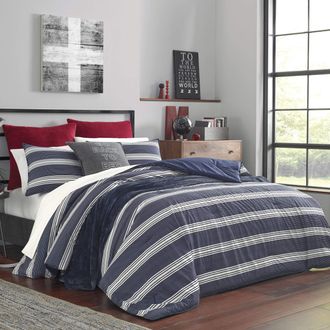Nautica Craver Bettwäsche-Set Casual King Duvet Navy
