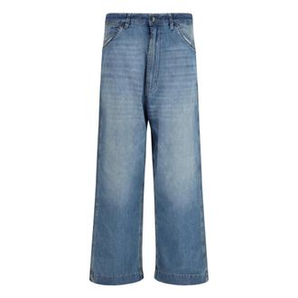 Maison Margiela Jean large &agrave; d&eacute;tails patchwork - Homme - Jeans - Bleu - Taille: W38