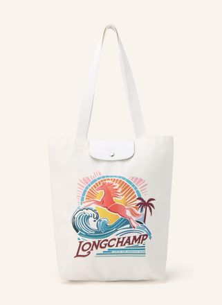 Longchamp Shopper Le Pliage Medium weiss