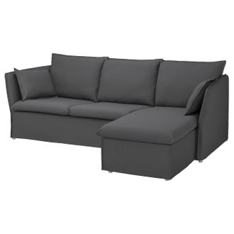 IKEA BACKS&Auml;LEN 3er-Sofa mit R&eacute;camiere