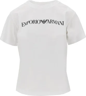 Emporio Armani Logo print T-shirt Woman XS