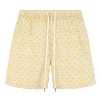 Fedeli Homme, Maillots de bain, Jaune, Taille: XL Madeira Swim Shorts